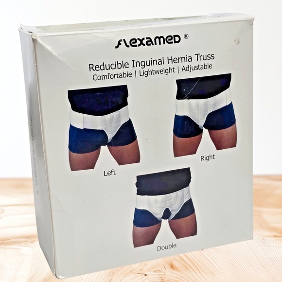 Underwear & Socks | Flexamed Inguinal Groin Hernia Truss Right Left Or Double Size L Usa | Poshmark